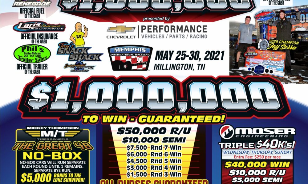 2nd Annual SDPC Raceshop Great American Guaranteed Million Presented by ...